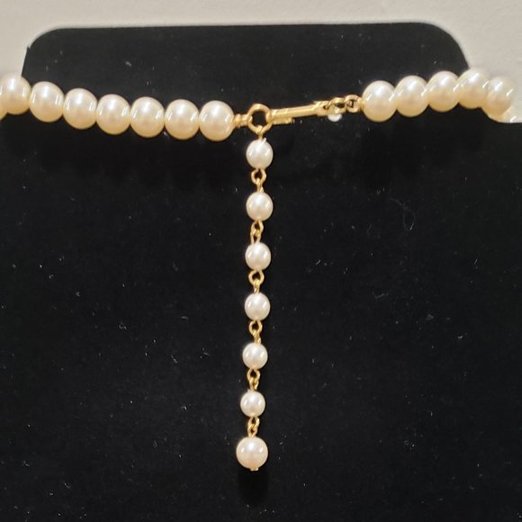 Jewelry | Rhinestone Pearl Necklace Set | Poshmark
